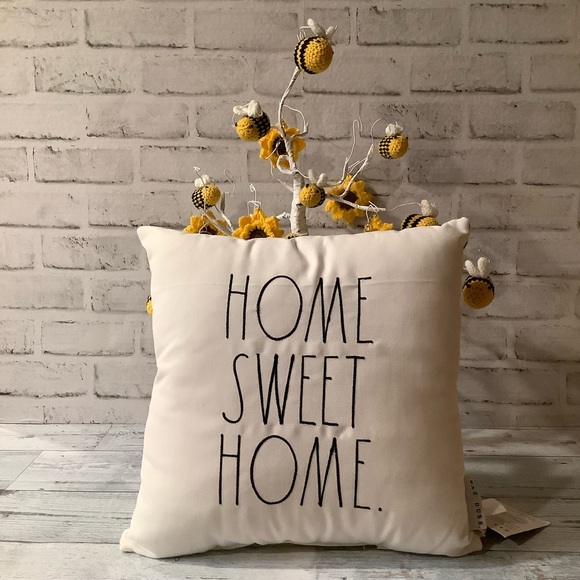 Rae Dunn | Accents | Rae Dunn Home Sweet Home Lemon Print Pillows ...